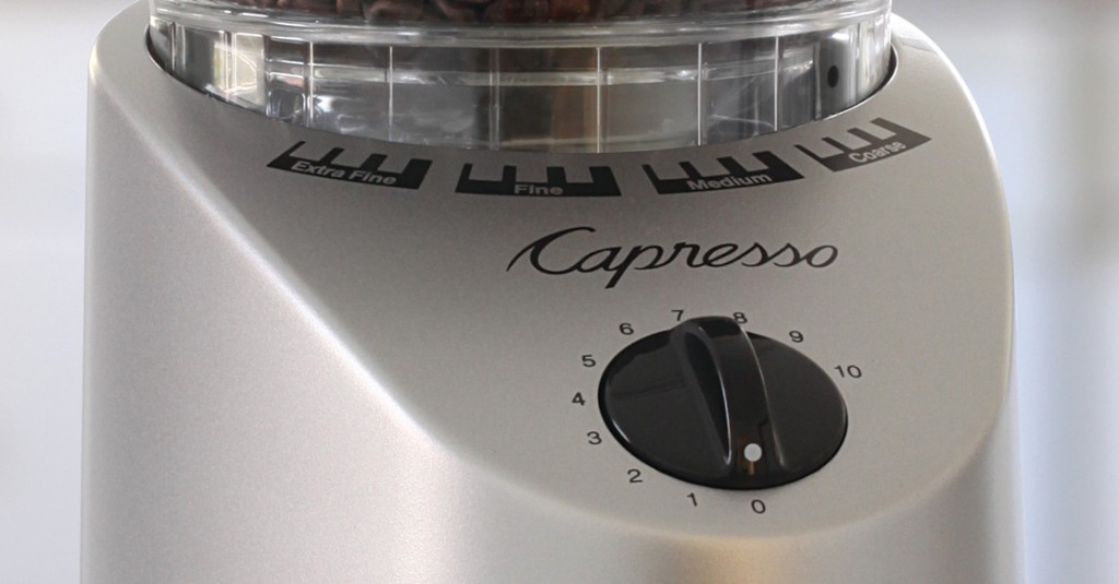 Capresso Infinity Silver Infinity Lifestyle Grind Settings ...